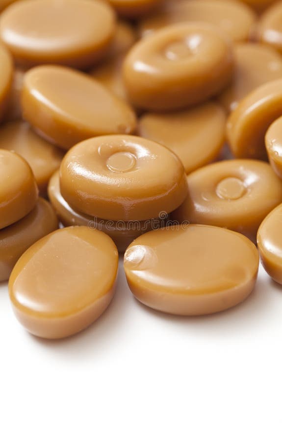 Caramel candies stock photo. Image of closeup, small - 23266606