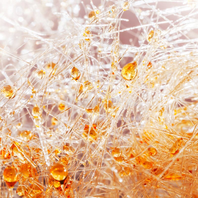 Caramel Candy-foss with Orange Sugar Drops Stock Photo - Image of ...