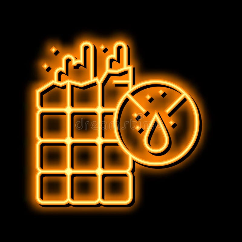 Caramel Chocolate Neon Glow Icon Illustration Stock Vector ...