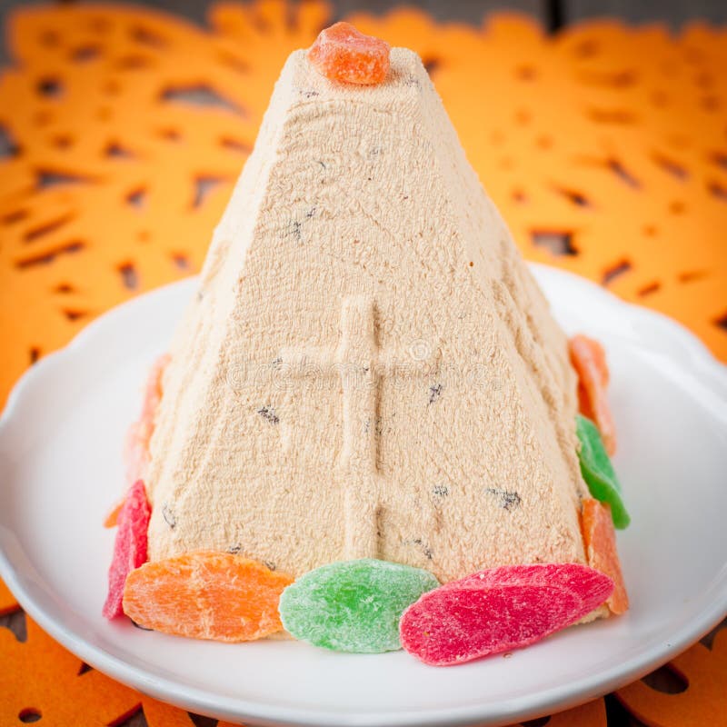 Caramel Curd Paskha, Traditional Russian Easter Dessert Stock Photo ...