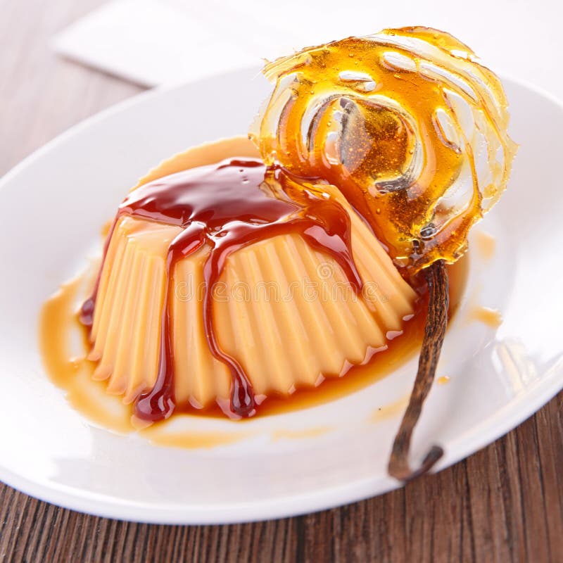 Caramel dessert stock photo. Image of pudding, dessert - 42746236