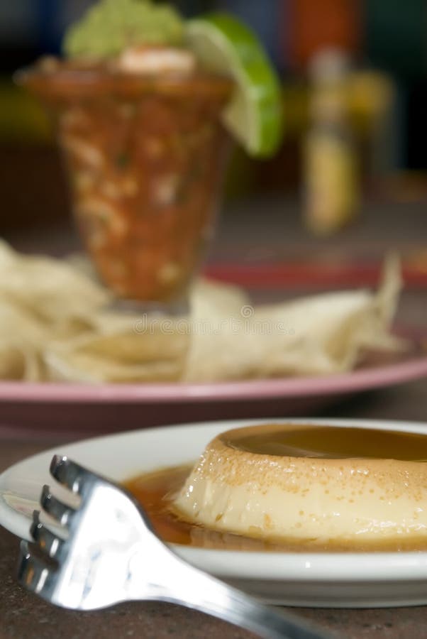 Caramel Flan stock photo. Image of delicious, dripping - 9464244