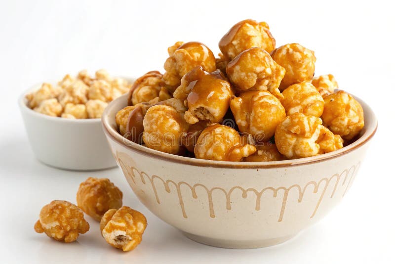 Caramel Popcorn Delight stock image. Image of homemade - 369497209