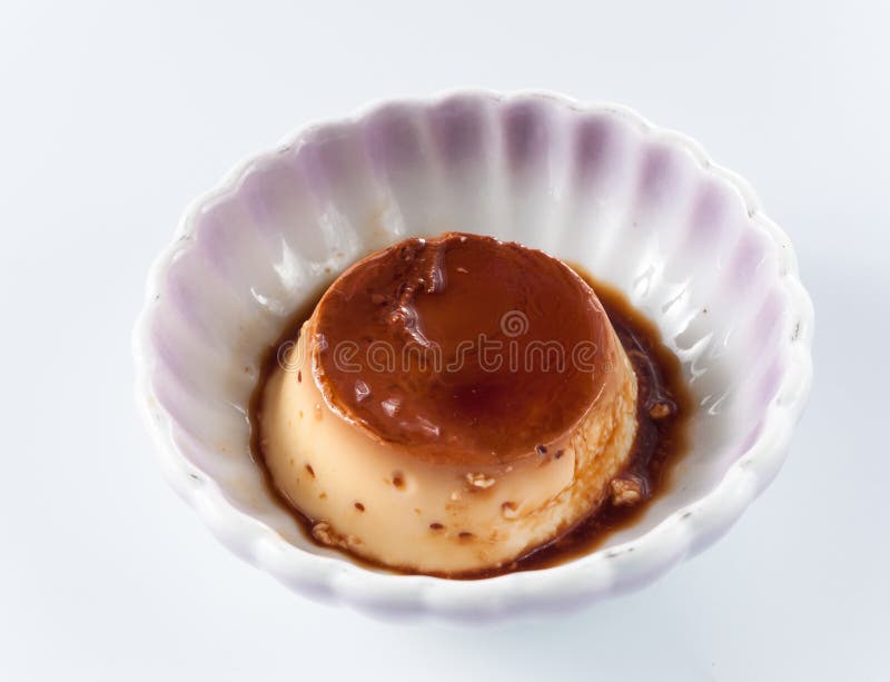 Caramel Pudding stock image. Image of eggs, recipe, french - 67278499