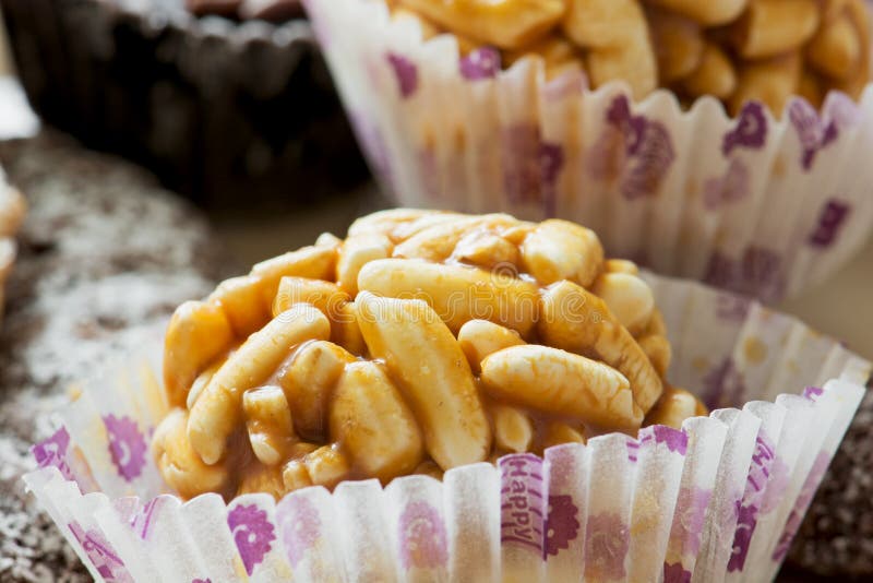 Caramel rice balls stock image. Image of canapes, feast - 36809645