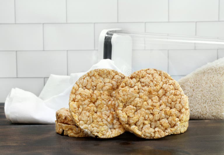 Caramel Rice Cakes stock photo. Image of horizontal - 290326182
