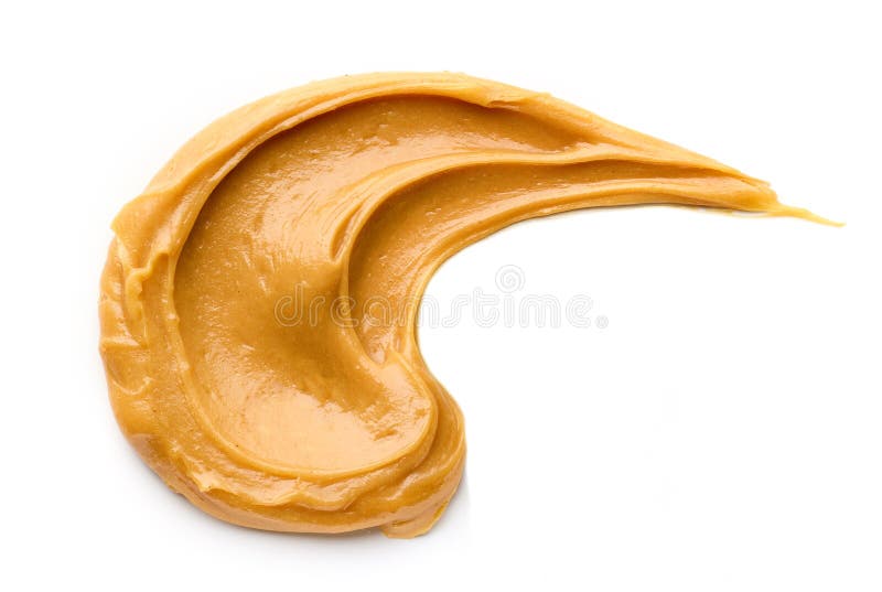 Caramel Smear on White Background Stock Photo - Image of decor, syrup ...