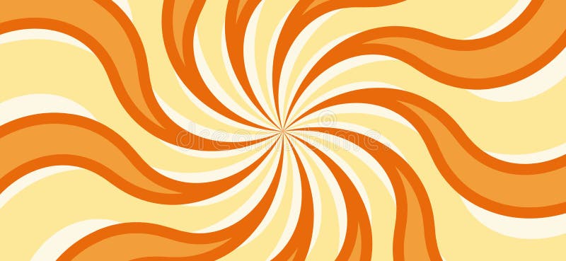 Caramel Swirl Background. Candy Circular Pattern Stock Illustration ...