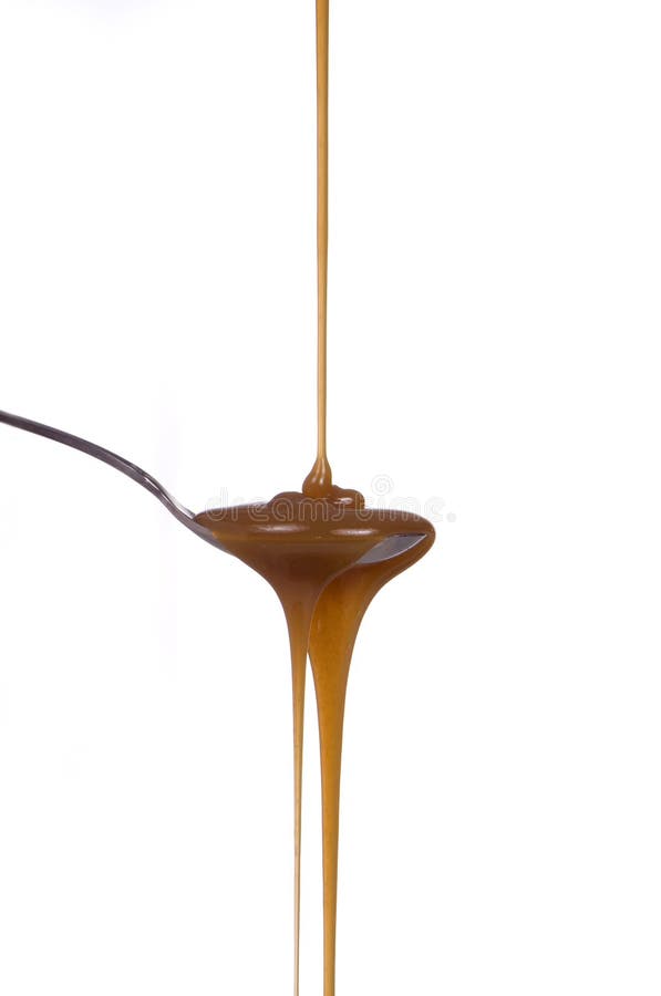 Caramel Syrup stock image. Image of cream, food, white - 1842401