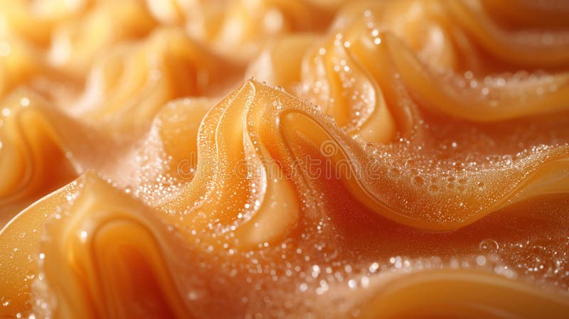 Caramel Texture Background Closeup Stock Illustration - Illustration of ...