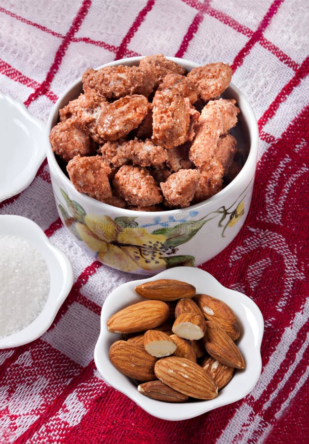 Caramelized almonds stock photo. Image of nutrition, meal - 22771536