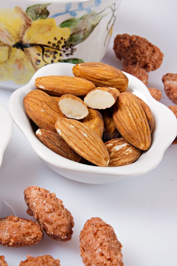 Caramelized almonds stock photo. Image of crispy, food - 22772638