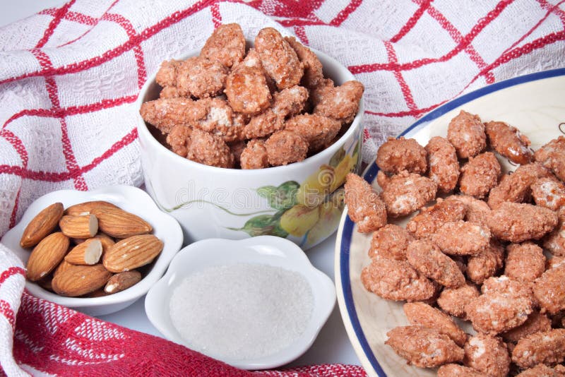 Caramelized almonds stock image. Image of macro, nourishing - 22773103