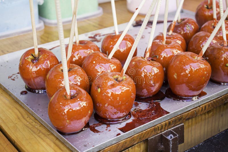 Caramelized Apples stock photo. Image of fruit, caramelized - 43386226