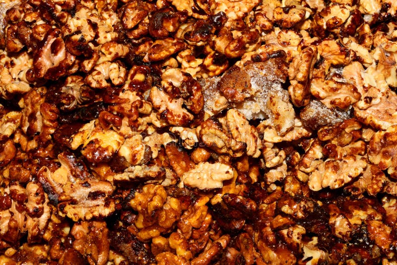 Caramelized Nuts Close Up Background Macro Modern High Quality Prints ...