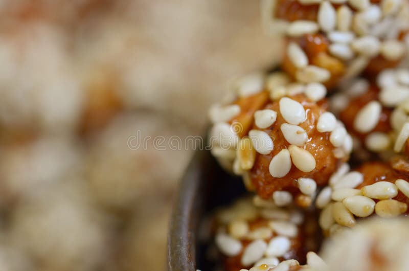 Caramelized peanuts stock image. Image of nuts, peanuts - 49335797