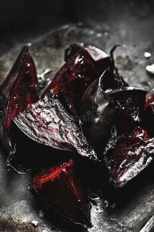 Caramelized Roasted Beetroot Pieces with Rich Colors for Culinary and ...