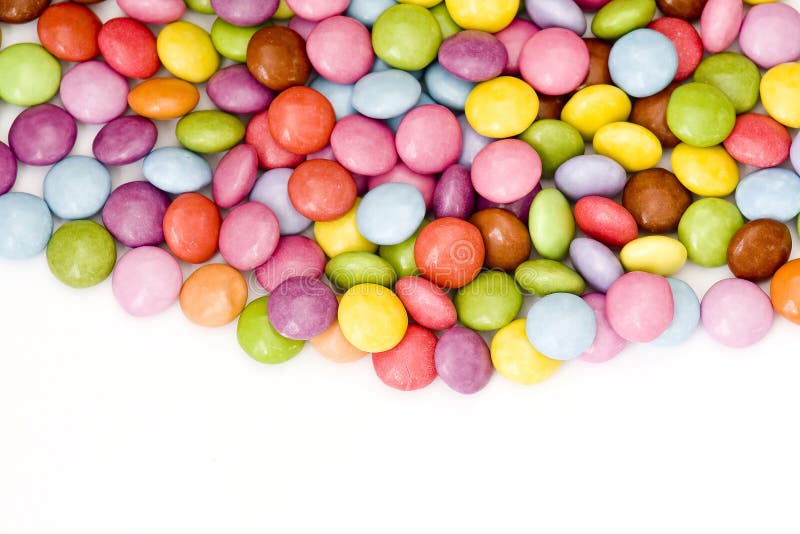 Caramelle colorate fotografia stock. Immagine di cioccolato - 8001680