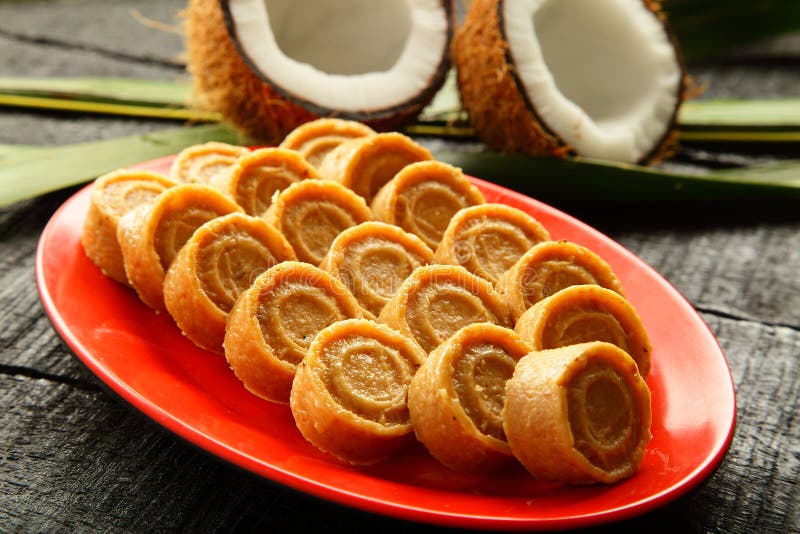 Caramelo Dulce Del Coco De La Comida Hecha En Casa Del Vegano Foto de ...