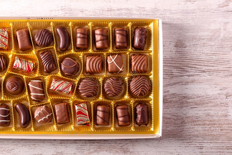 Caramelos De Chocolate Variados Foto de archivo - Imagen de caramelo ...