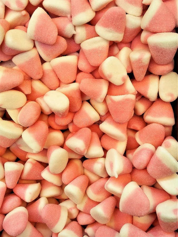 Caramelos dulces rosados foto de archivo. Imagen de fondo - 110489714
