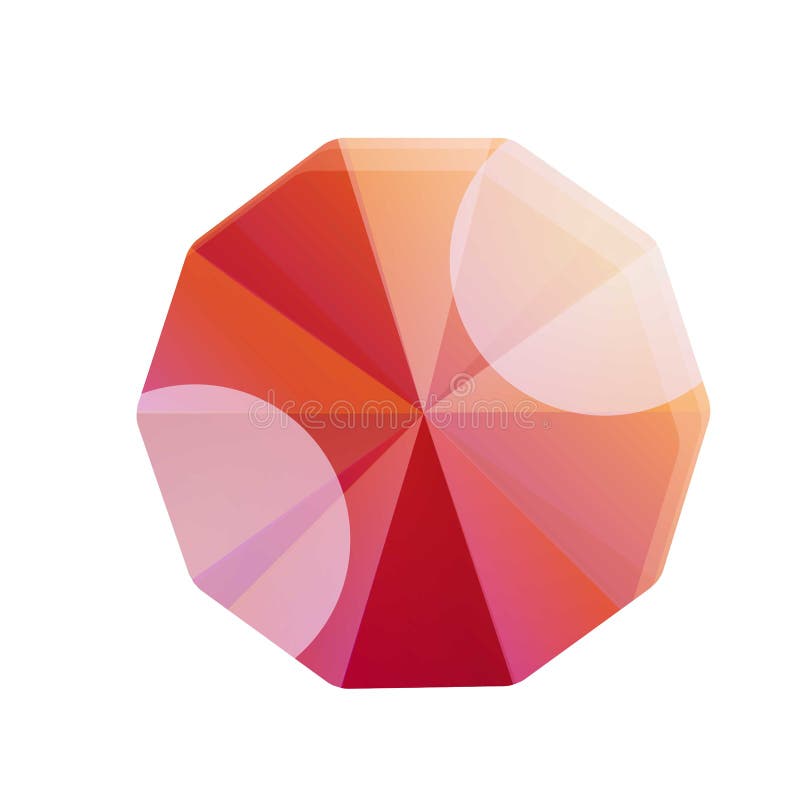 Carat Ruby Icon, Cartoon Style Stock Vector - Illustration of crystal ...