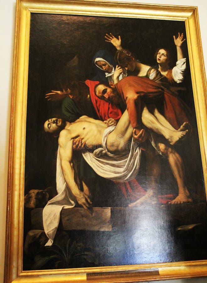 Rome - The Deposition Of The Cross Fresco By Daniele Da Volterra (after ...