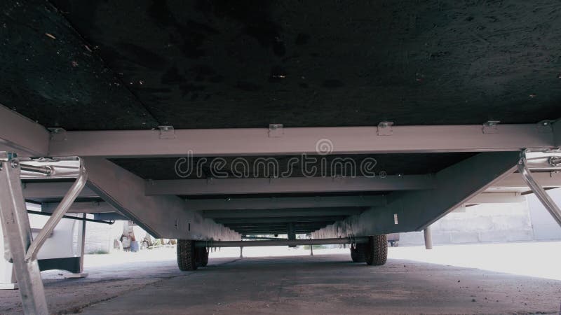 Caravan, Bottom View. Wheels Caravan Stock Video - Video of english ...