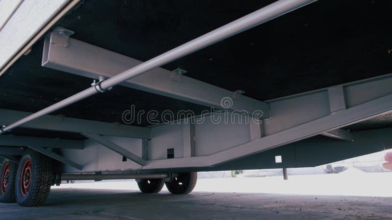 Caravan, Bottom View. Wheels Caravan Stock Footage - Video of caravan ...