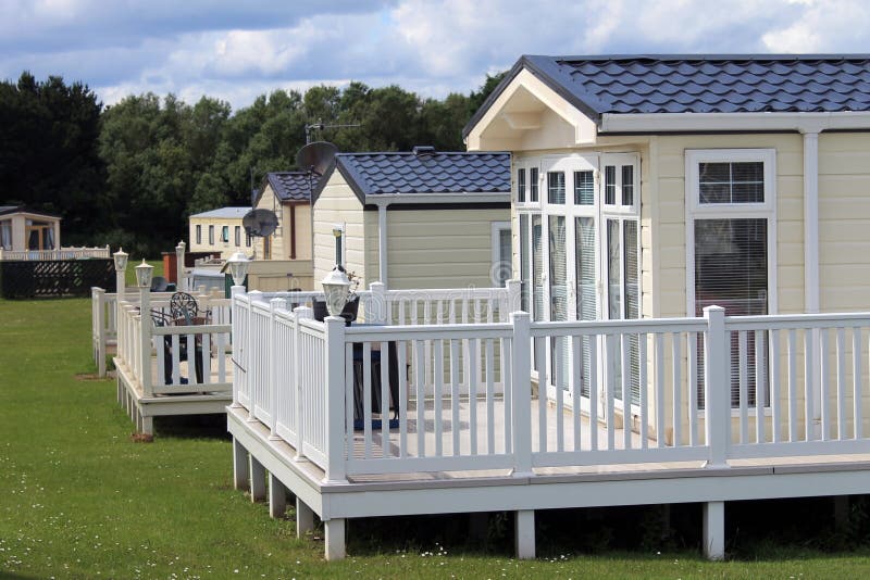 Modern static caravan stock photo. Image of static, english - 25775336