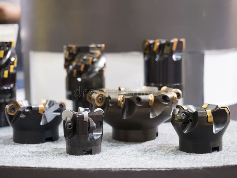 Carbide Cutting Tool for Cutting Precision Part Stock Image - Image of ...