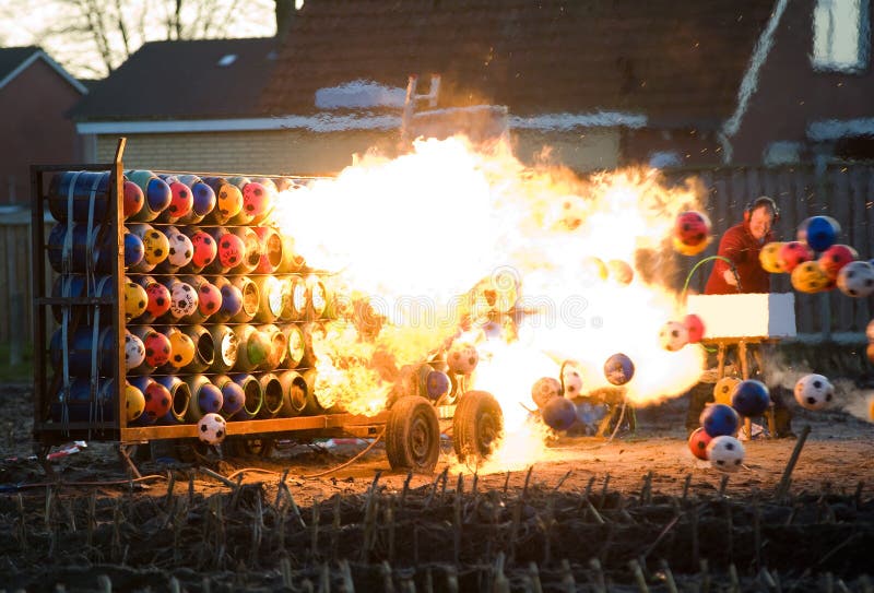 Carbide explosion editorial stock photo. Image of bomb - 64570998