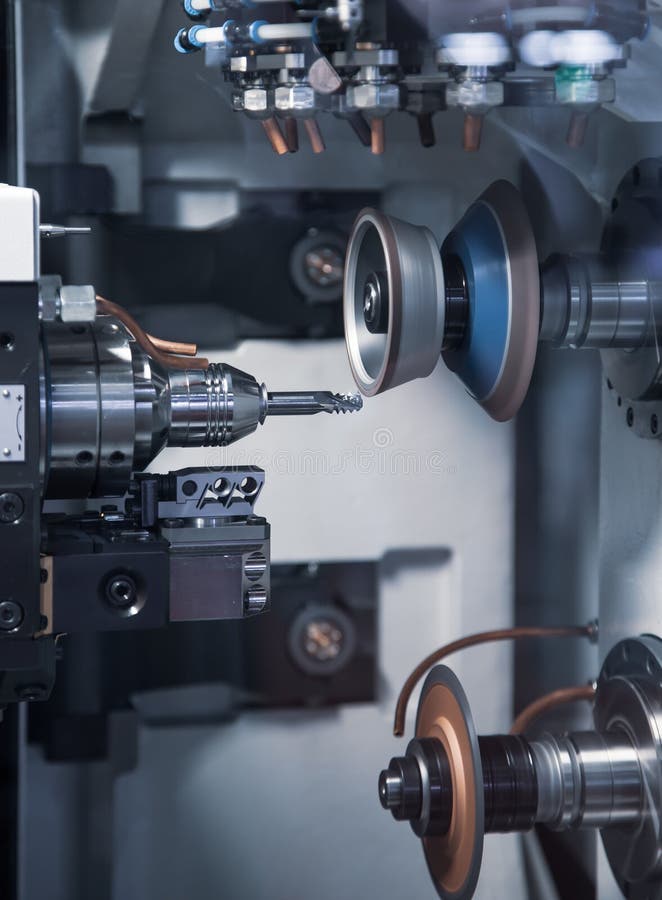 Carbide grinding machine stock image. Image of making - 165780297