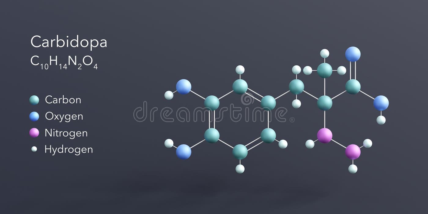 Carbidopa Molecule Stock Illustrations – 25 Carbidopa Molecule Stock ...