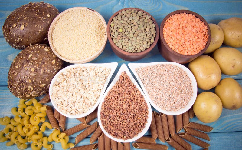 Carbohydrates - a Basic Source of Energy for the Human Body Stock Image ...