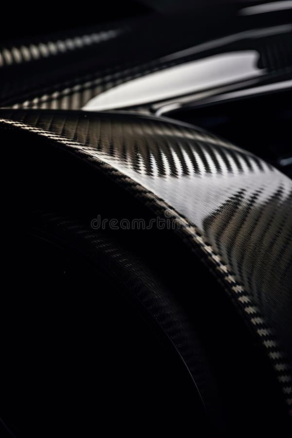 Carbon Aerodynamic Tuning Parts, CFRP Structure Stock Illustration ...