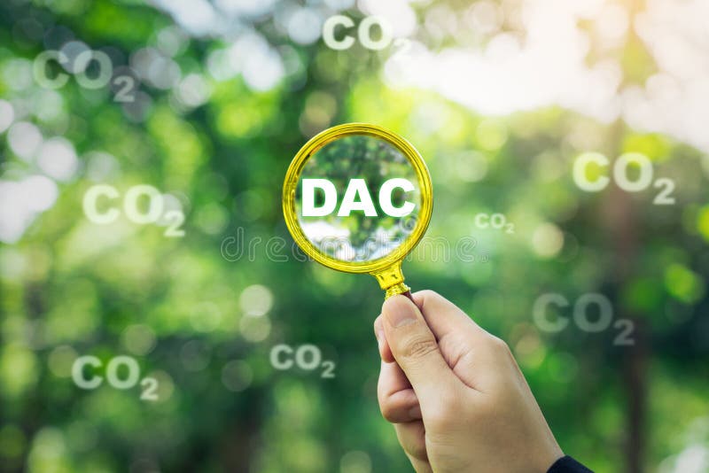 Carbon Capture and Climate Tech Concept. Direct Air Capture (DAC Stock ...