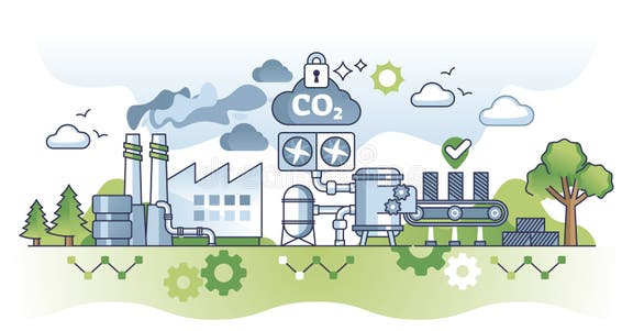 Carbon Capture and CO2 Storage As CCS Dioxide Revolution Outline ...