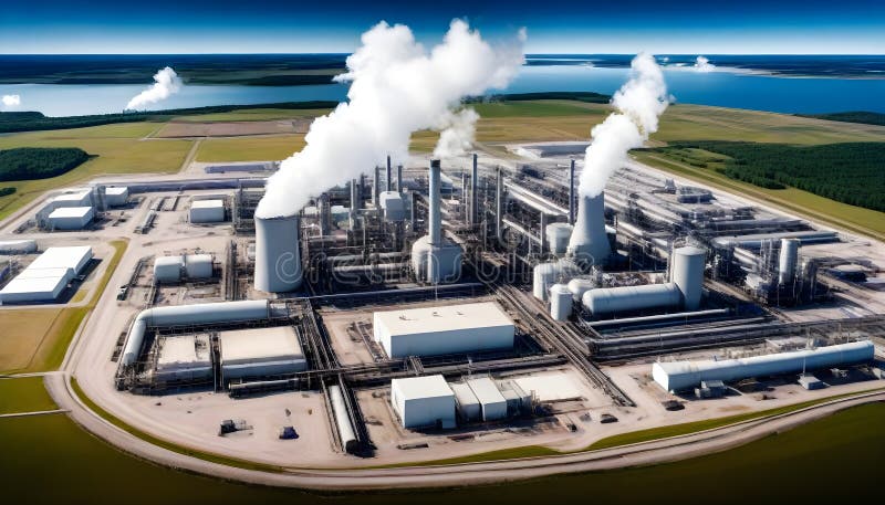 A Carbon Capture and Storage CCS Facility Capturing CO2 Emissions from ...