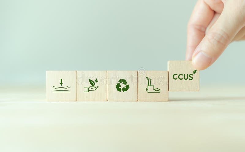 Carbon Capture, Utilization and Storage (CCUS) Concept. Technology of ...