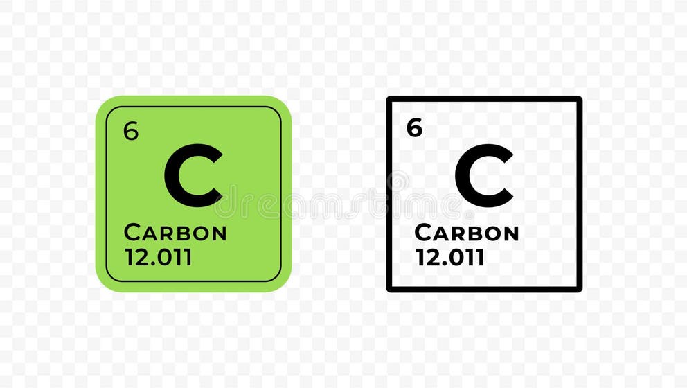 Carbon, Chemical Element of the Periodic Table Vector Stock Vector ...