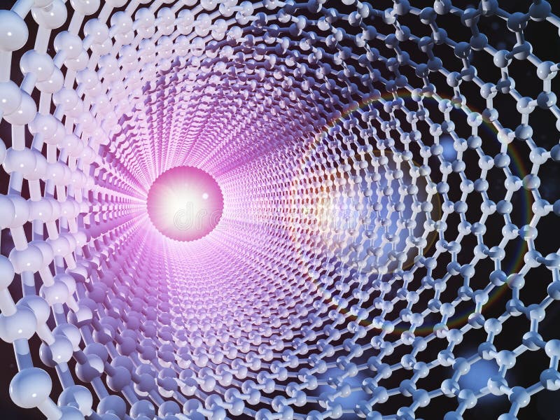 Carbon Cloth, Nanomaterial Structure, Stock Illustration - Illustration ...