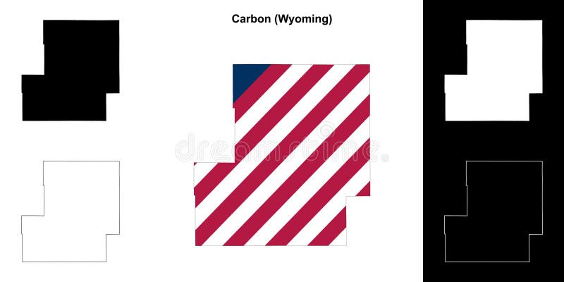 Carbon outline map stock vector. Illustration of tourism - 324292132