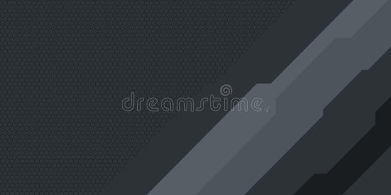 Carbon Dark Grey Abstract Tech Futuristic Gaming Vector Background ...