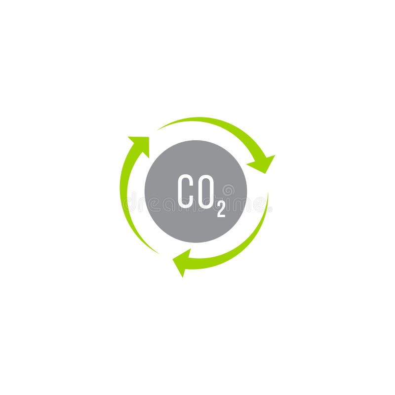 Carbon Dioxide Capturing Logo Design Concept. Stock Vector ...
