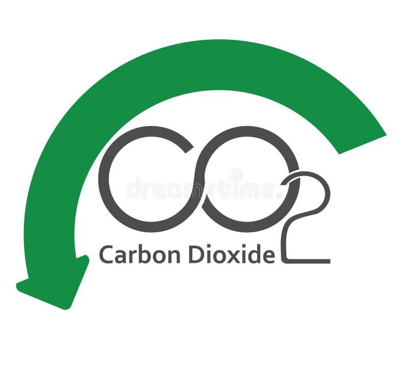 Carbon Dioxide Reduction Icon Stock Vector - Illustration of electric ...