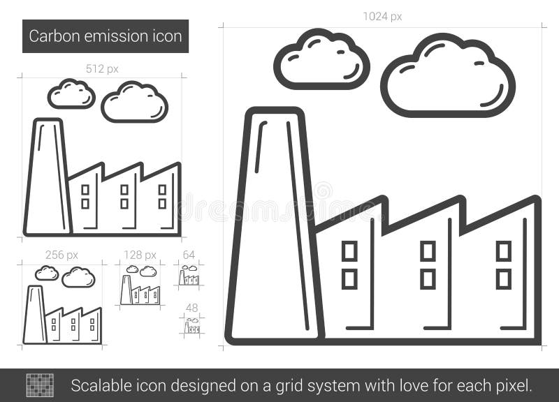 Carbon Emission Line Drawing Stock Illustrations – 456 Carbon Emission ...