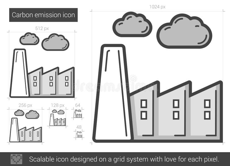 Carbon Emission Line Drawing Stock Illustrations – 456 Carbon Emission ...