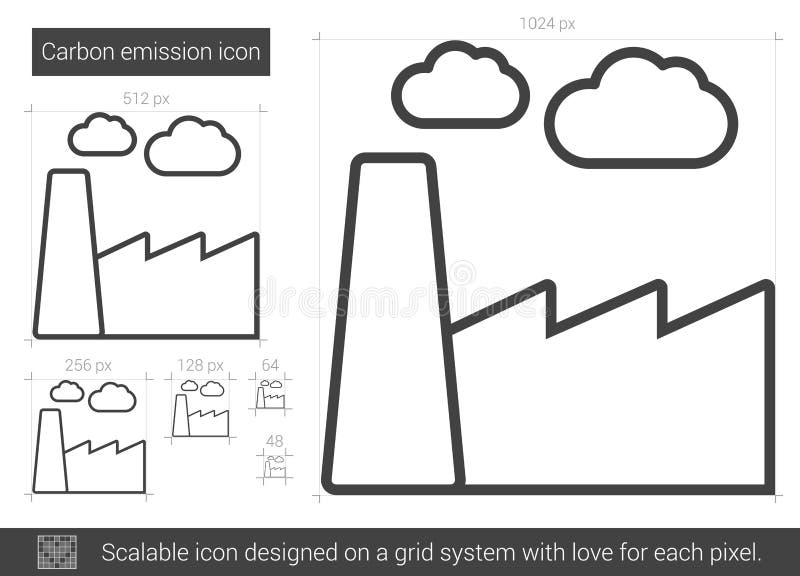 Carbon Emission Line Drawing Stock Illustrations – 456 Carbon Emission ...
