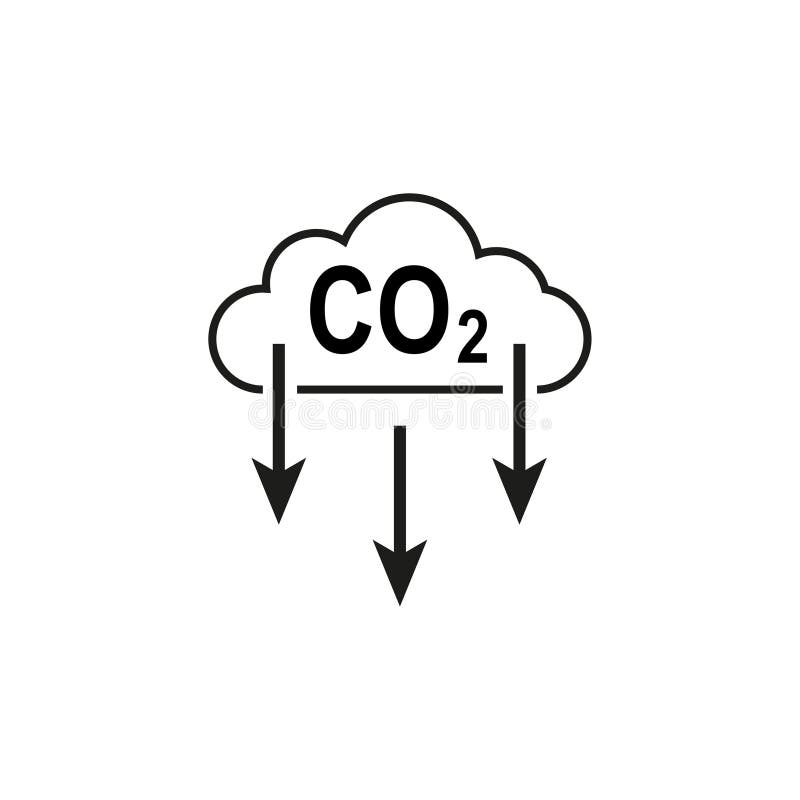 Carbon Emissions Reduction Icon Stock Illustrations – 2,382 Carbon ...